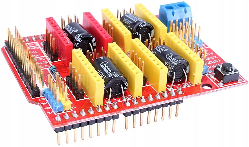 Moduł Shield Cnc V3 Arduino Uno Sterownik 3d Erlipl 