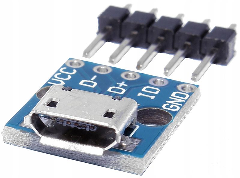 Gniazdo Micro Mikro USB 5 Pin PCB Płytka ARDUINO – 142509802 - ERLI.pl