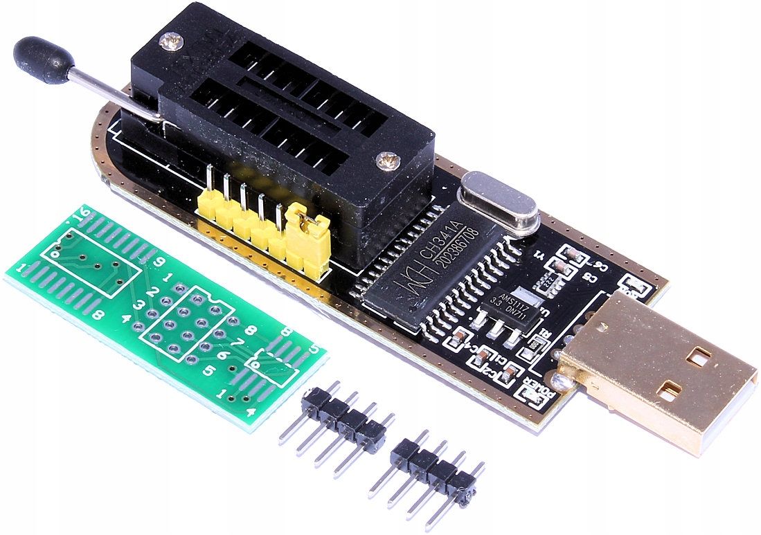 Programator CH341A pamięć SPI Flash EEPROM TTL - ERLI.pl