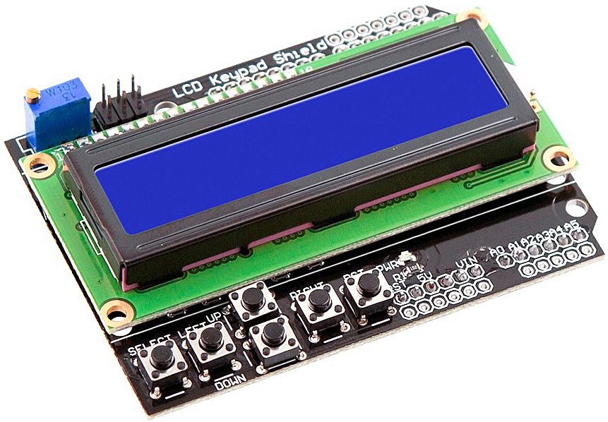 MODUŁ SHIELD WYŚWIETLACZ LCD 1602 KEYPAD ARDUINO - ERLI.pl MODUŁ SHIELD WYŚWIETLACZ LCD 1602 KEYPAD ARDUINO - ERLI.pl
