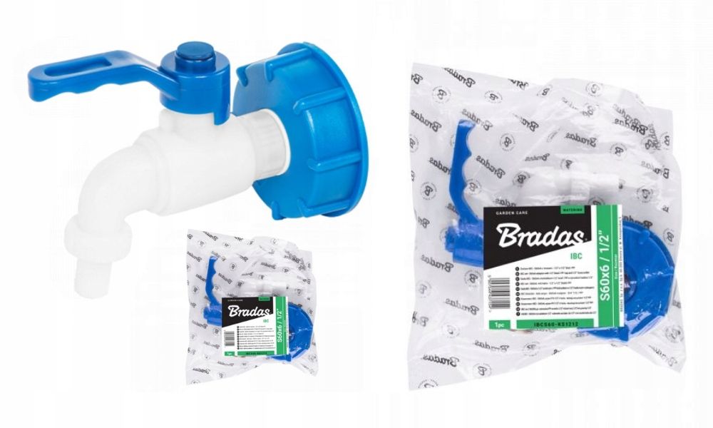 Kran przyłącze do mauzera BRADAS ZAWÓR 1/2 CALA - ERLI.pl