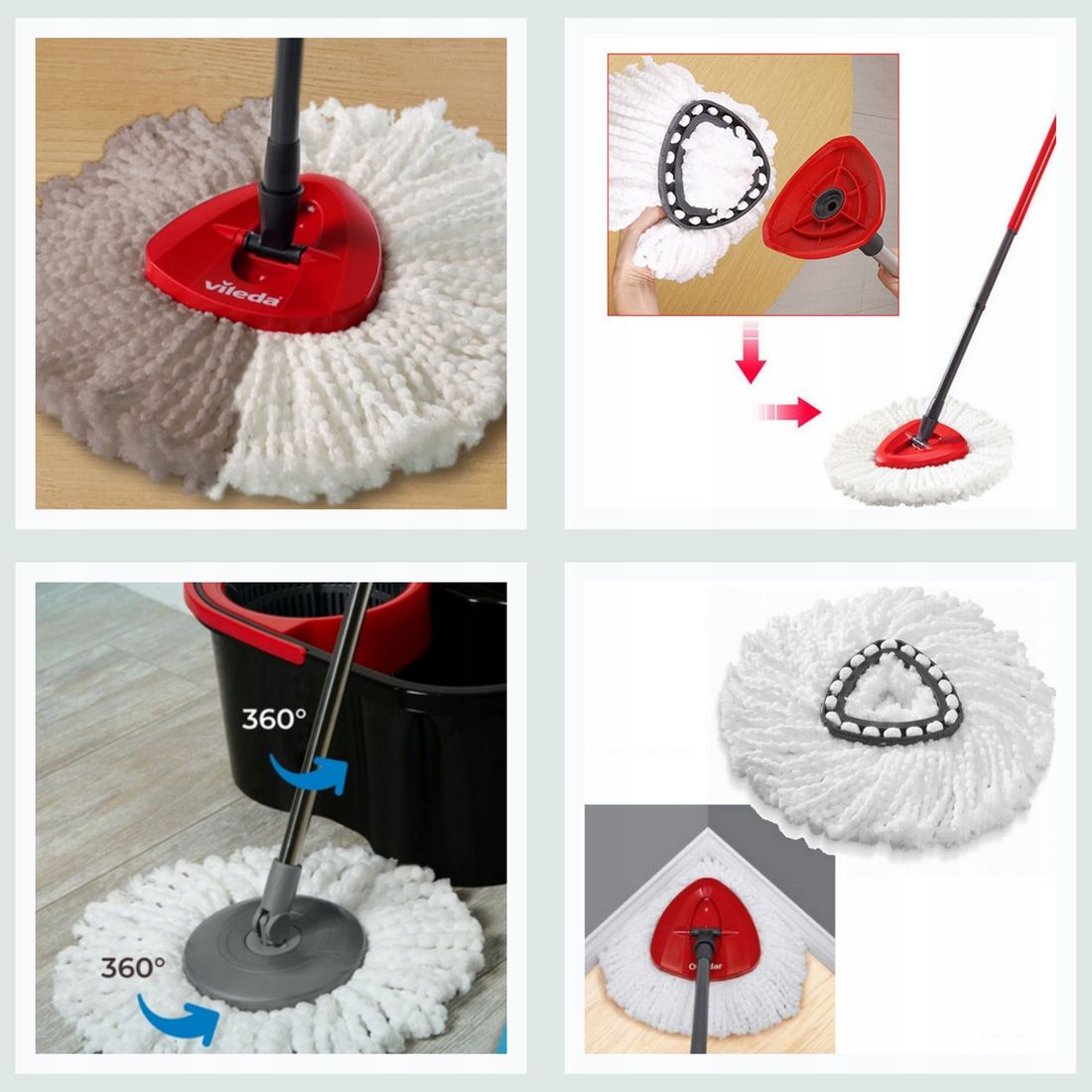 WKŁAD DO MOPA VILEDA OBROTOWEGO ZAPAS WKŁAD TURBO – 142616559 - ERLI.pl