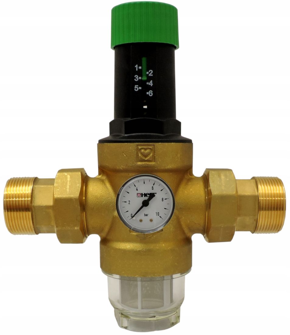 Reduktor ciśnienia wody 2'' HERZ z Filtrem - ERLI.pl