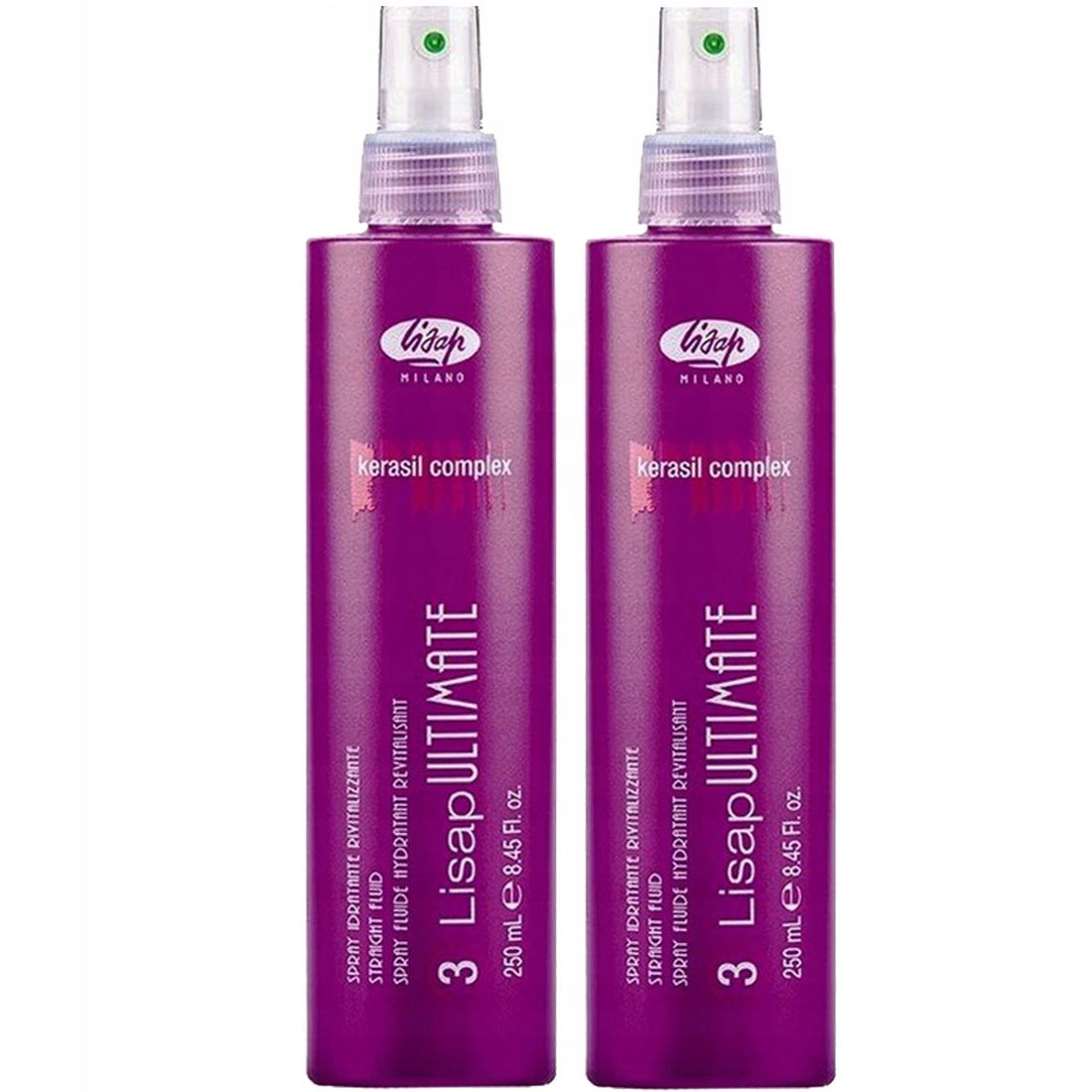 Lisap Termoochronny spray prostujący włosy 2x250ml - ERLI.pl