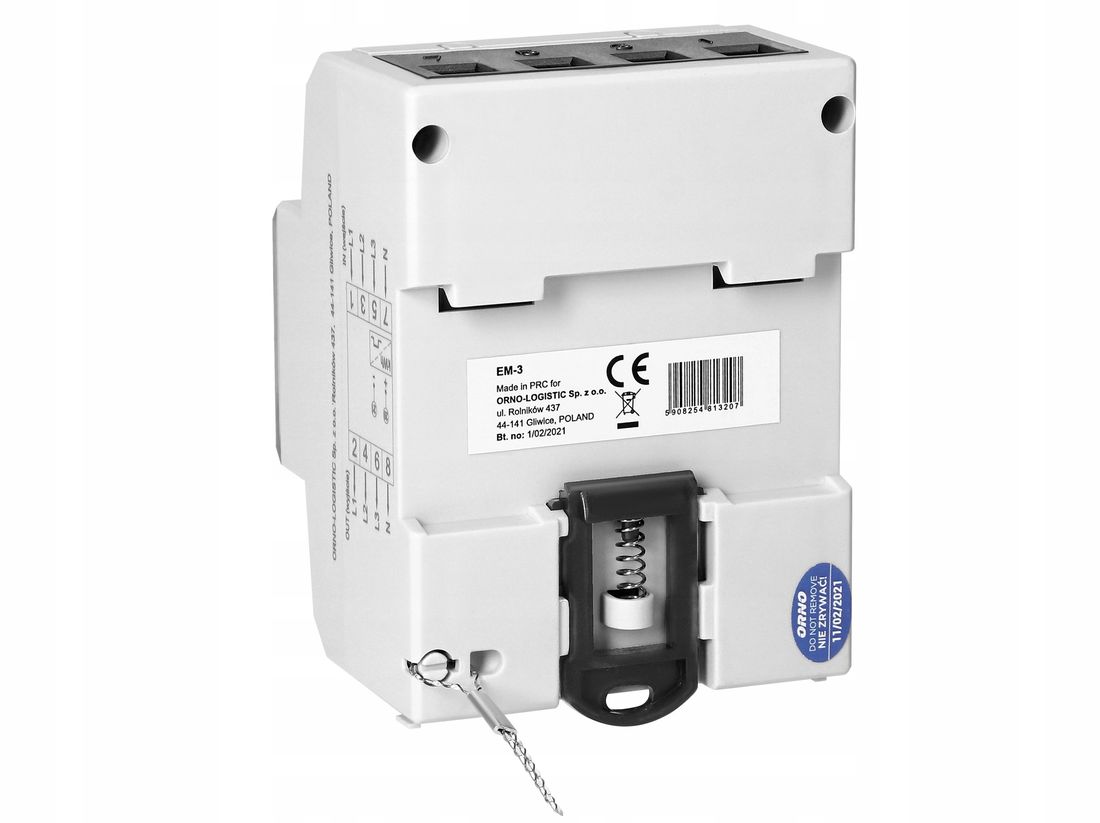 Licznik Energii 3 FAZ Trójfazowy Podlicznik Prądu - ERLI.pl