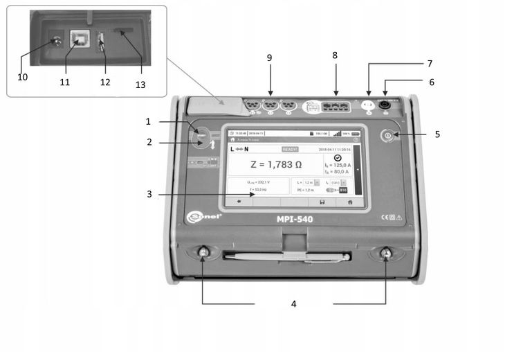 SONEL Miernik Instalacji Elektrycznych MPI-540-PV + Miernik IRM-1 Zestaw – 142757468 - ERLI.pl