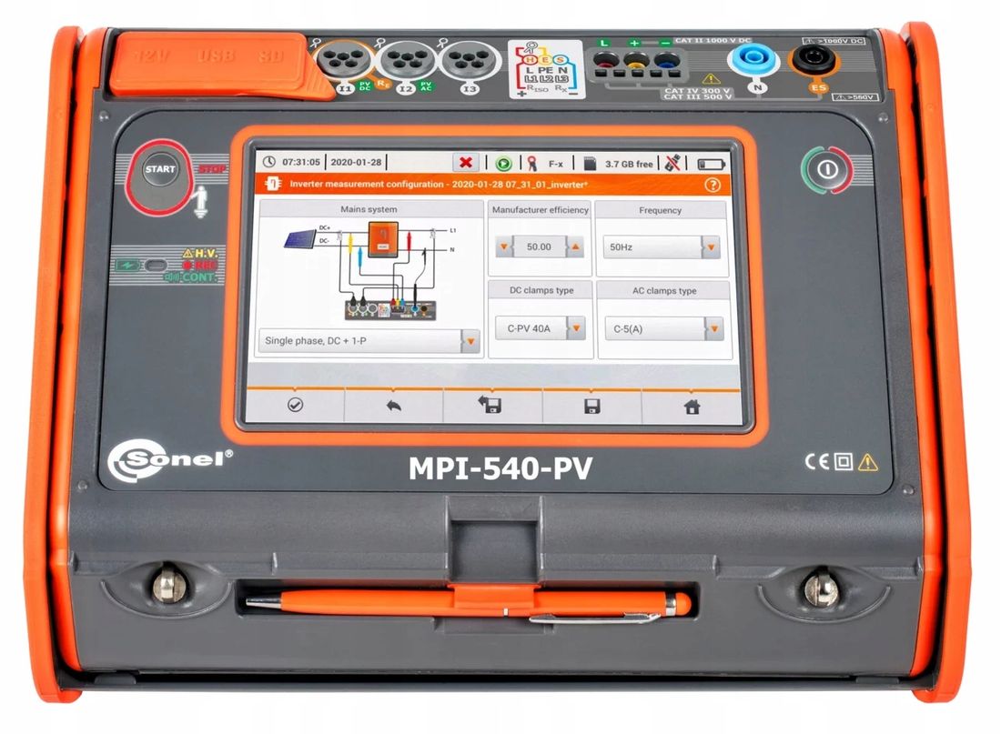 SONEL MPI-540-PV Start Wielofunkcyjny Miernik – 142760324 - ERLI.pl