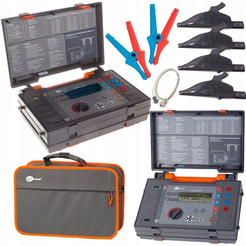 SONEL MMR-620 Miernik Małych Rezystancji Zestaw - ERLI.pl