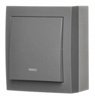 SIMON AquaClick Włącznik Podświetlany Łącznik IP44 - ERLI.pl