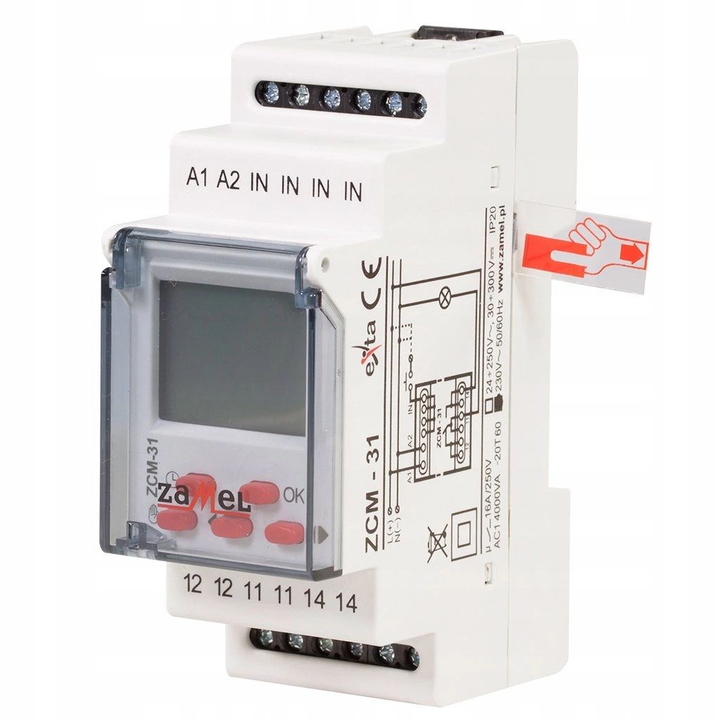 ZAMEL Programator czasowy Astronomiczny ZCM-31 - ERLI.pl