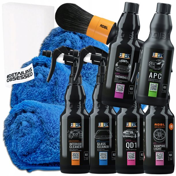 ADBL ZESTAW Kosmetyków do auta CAR DETAILING - ERLI.pl ADBL ZESTAW Kosmetyków do auta CAR DETAILING - ERLI.pl