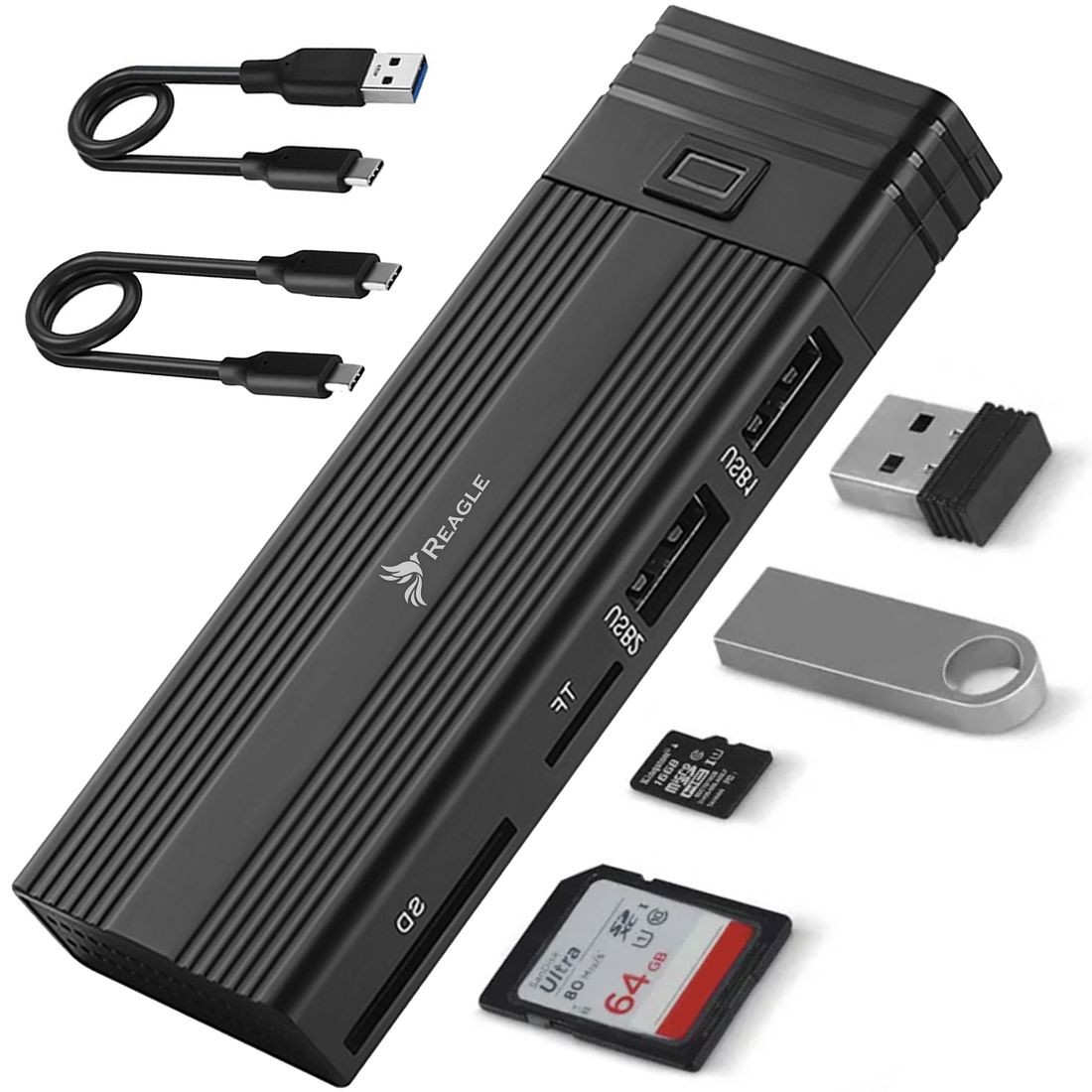 Reagle obudowa na dysk SSD NVME SATA M.2 HUB USB-C 3.1 M2 – 141599821 - ERLI.pl