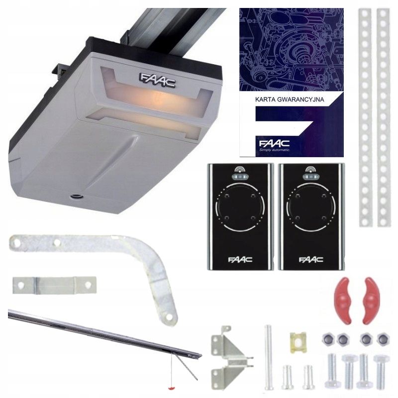 FAAC D600 - ZESTAW BRAMY GARAŻOWEJ 2 PILOT 868 MHZ - ERLI.pl