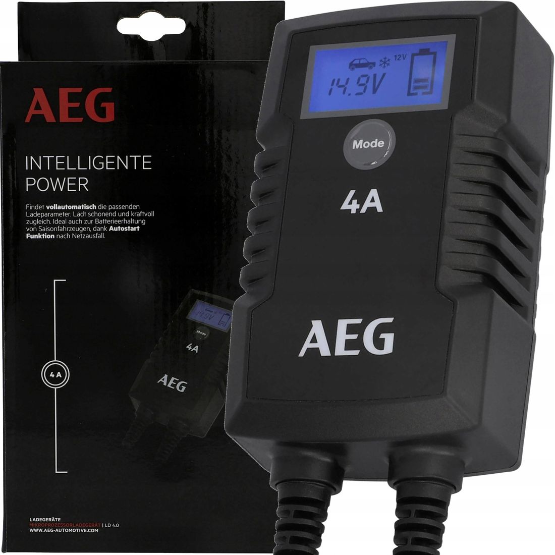 PROSTOWNIK AUTOMATYCZNY ŁADOWARKA AEG 6V 12V 4A – 147069020 - ERLI.pl
