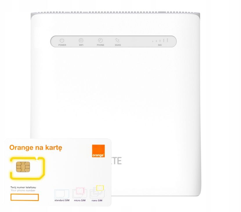 Router Domowy 4G LTE WIFI + Internet na kartę ROK - ERLI.pl