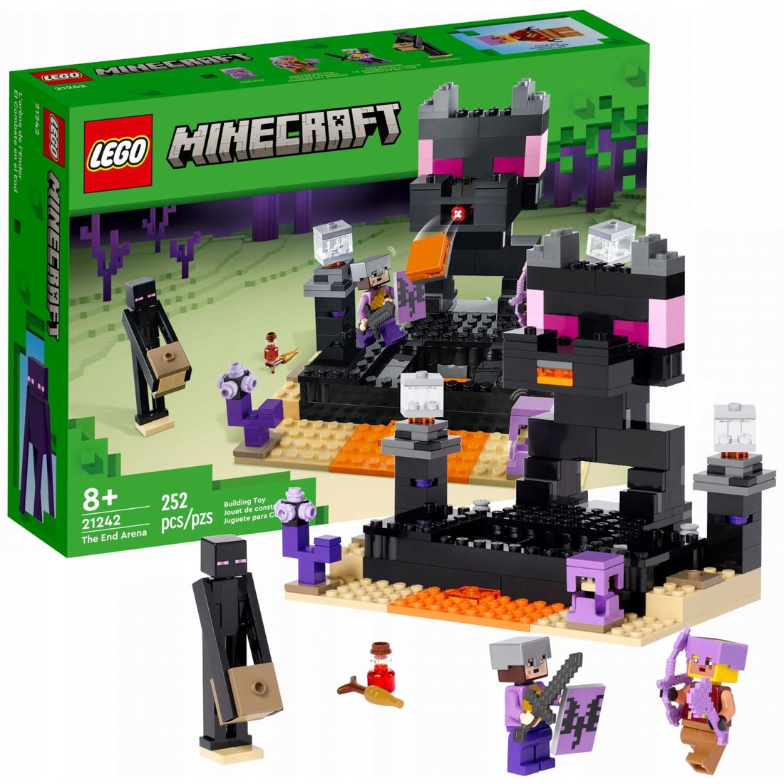 Lego Minecraft 21242 Arena Endu - ERLI.pl