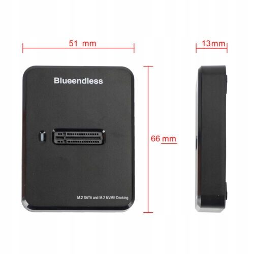 Adapter SSD NVME/SATA kieszeń dysk M.2 USB-C 10GB - ERLI.pl Adapter SSD NVME/SATA kieszeń dysk M.2 USB-C 10GB - ERLI.pl