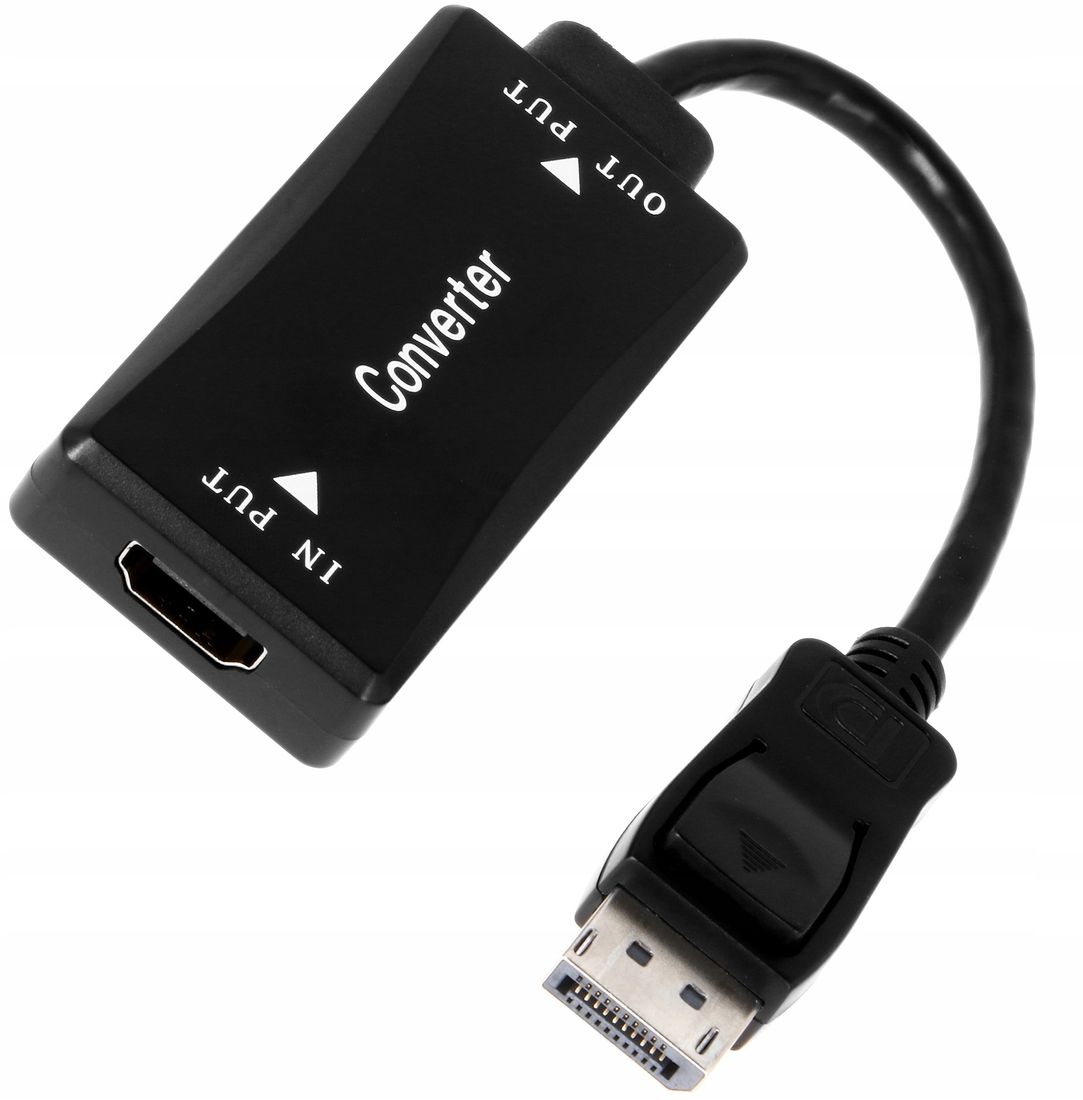 Konwerter HDMI do Displayport Adapter DP 4K@30Hz - ERLI.pl