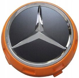 A00040009002232 DEKIEL KAPSEL MERCEDES BENZ POMARAŃCZOWY do FELG ORANGE ...