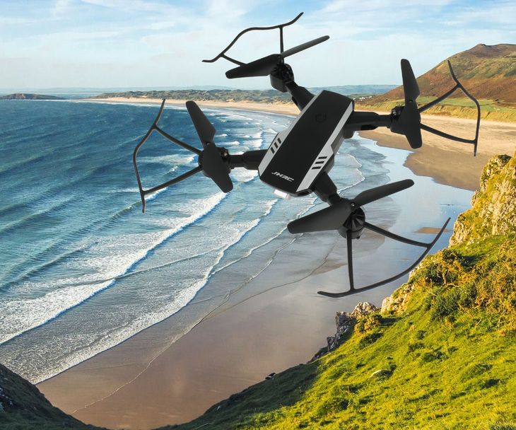 DRON D19HW SKŁADANY z KAMERĄ WI-FI ZAWIS PODGLĄD NA ŻYWO 15MIN Zasięg ...