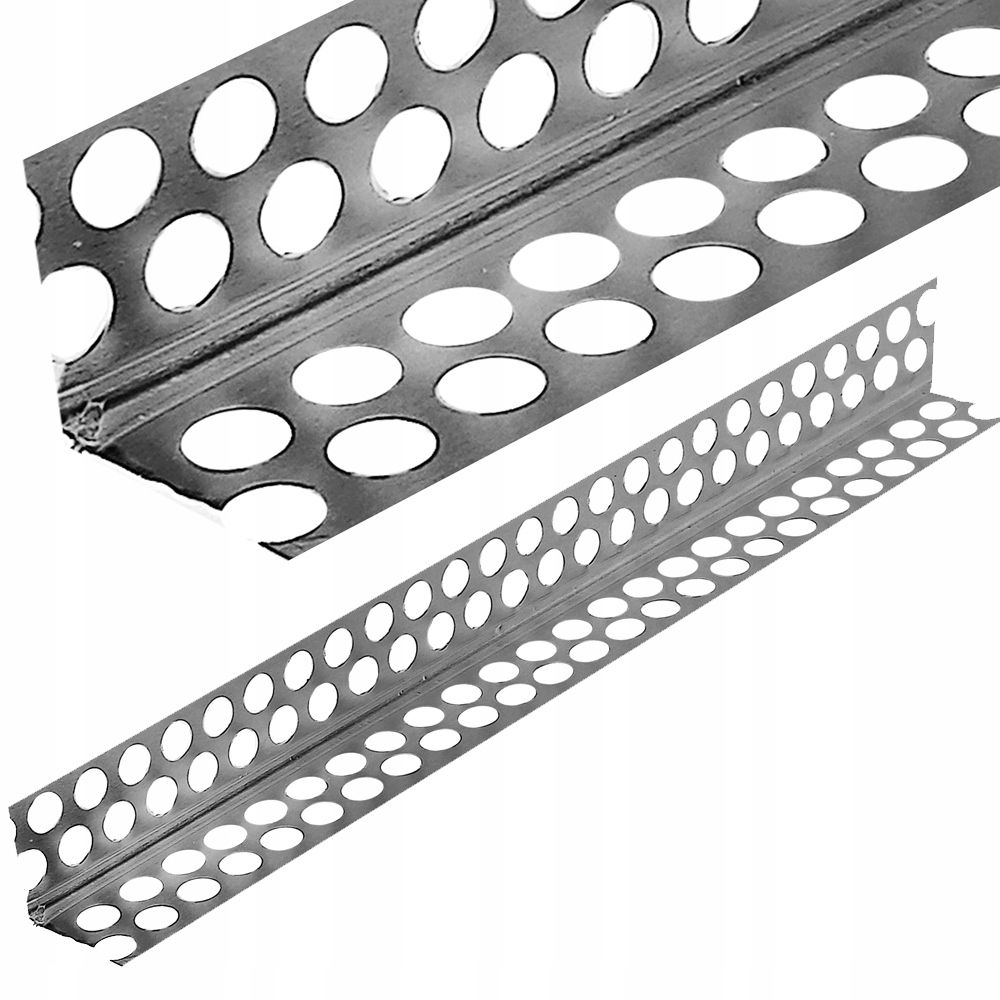 NAROŻNIK ALUMINIOWY perforowany 20x20 3m - 25szt - ERLI.pl