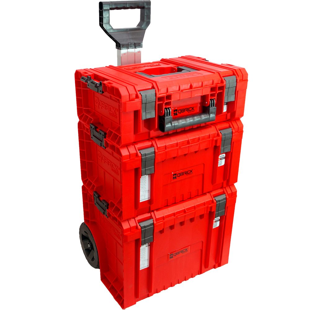 SKRZYNKA NARZĘDZIOWA NA KÓŁKACH QBRICK PRO RED SET - ERLI.pl SKRZYNKA NARZĘDZIOWA NA KÓŁKACH QBRICK PRO RED SET - ERLI.pl
