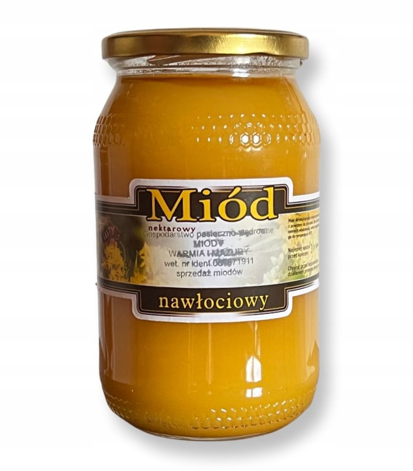 POLSKI MIÓD NAWŁOCIOWY 1KG naturalny z nawłoci - ERLI.pl