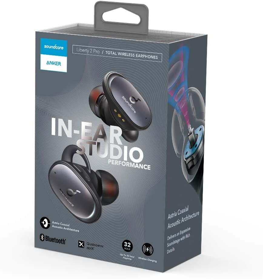 SŁUCHAWKI ANKER SOUNDCORE LIBERTY 2 PRO BT CZARNE - ERLI.pl