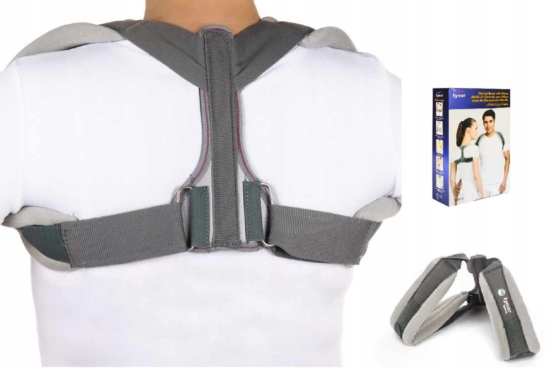 ORTEZA OBOJCZYKA PROSTO TRZYMACZ PLECÓW ÓSEMKA C05 - ERLI.pl