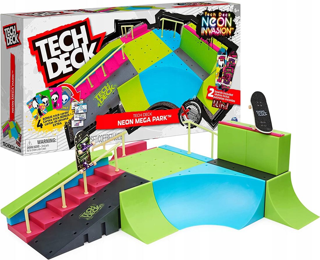 Fingerboard Tech Deck Skate Park Mega Rampa Deskor - ERLI.pl