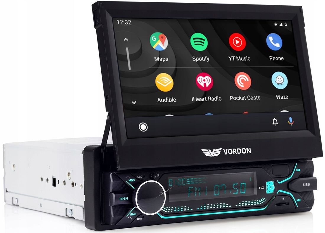 RADIO SAMOCHODOWE 1DIN AUX USB SD BLUETOOTH VORDON – 144494368 - ERLI.pl