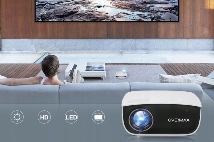 RZUTNIK PROJEKTOR OVERMAX MULTIPIC 2.5 LED PILOT - ERLI.pl