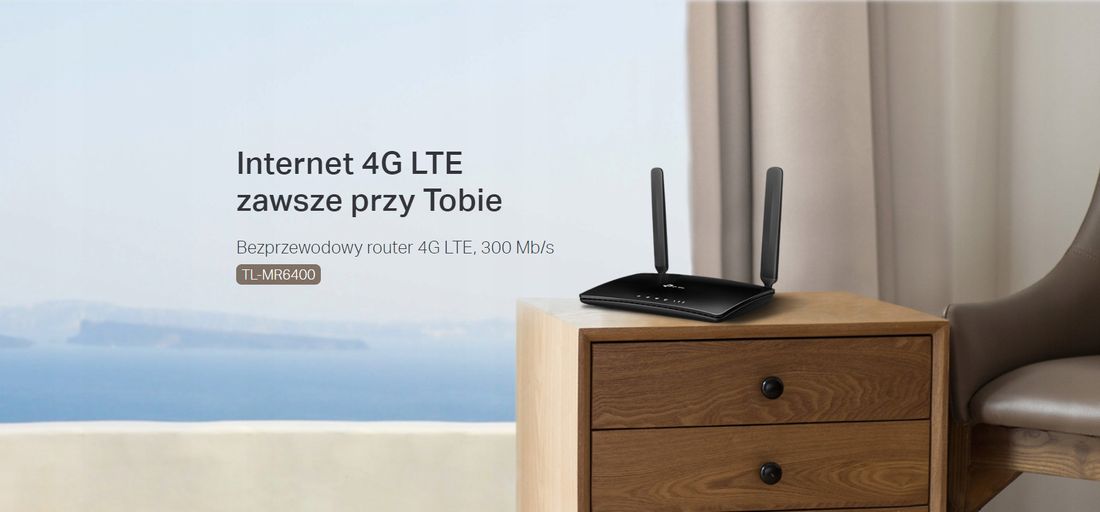 Router Ruter Na Karte SIM 4G TP-Link TL-MR6400 - ERLI.pl