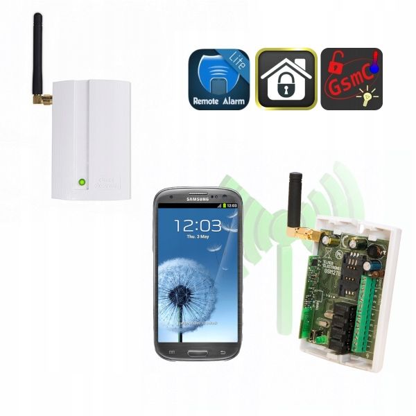Moduł GSM2 GSM2000 Elmes sterowanie SMS 12V - ERLI.pl
