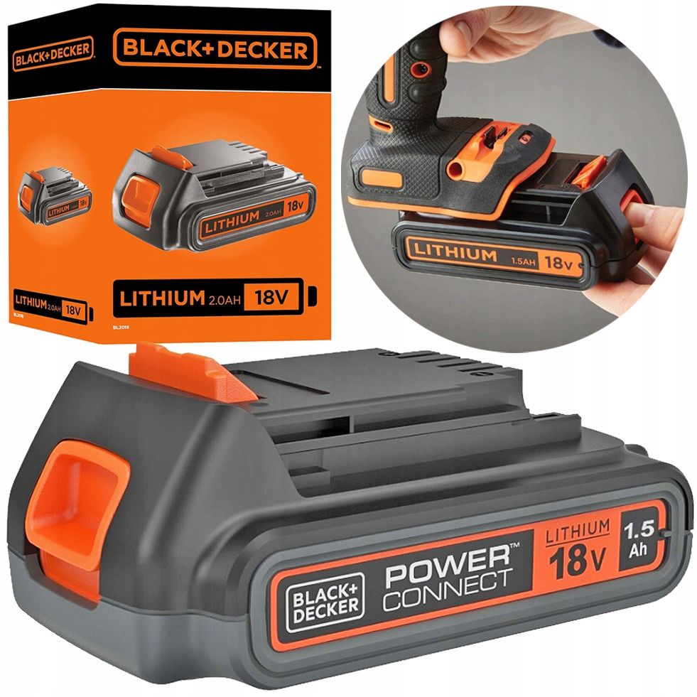 AKUMULATOR bateria Black&Decker BL1518 1.5Ah – 149115143 - ERLI.pl
