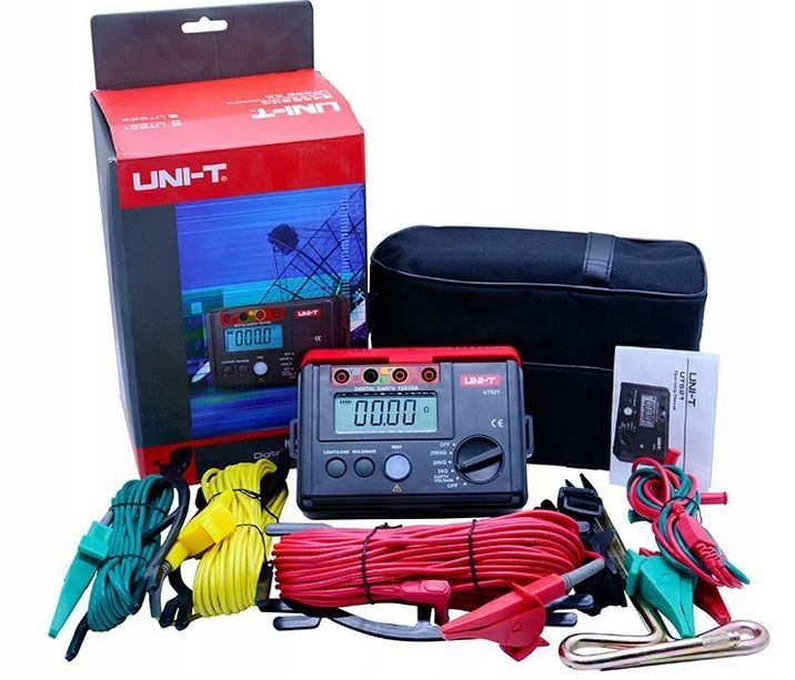 MIERNIK REZYSTANCJI UZIEMIENIA UT521 sondy zestaw - ERLI.pl