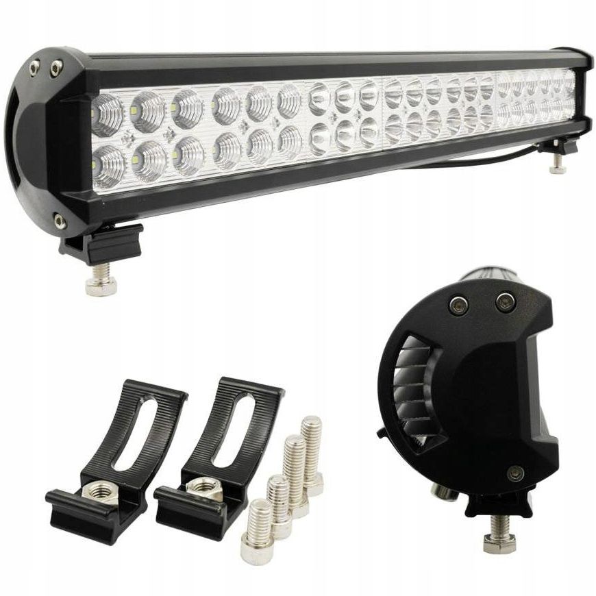 LIGHT BAR 126W LED OFF-ROAD 4x4 JEEP DALEKOSIĘŻNY - ERLI.pl