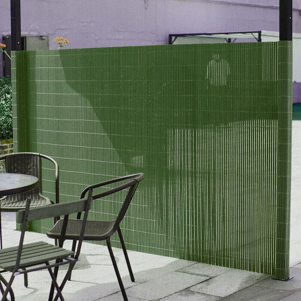 MATA PVC OSŁONA NA OGRODZENIE PŁOT PATIO 120x500cm – 144716471 - ERLI.pl