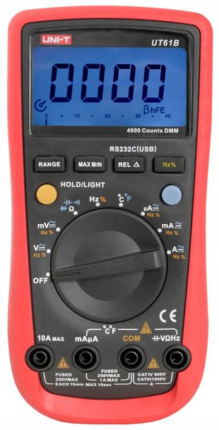 MULTIMETR UNIWERSALNY MIERNIK CYFROWY UNI-T UT61B - ERLI.pl