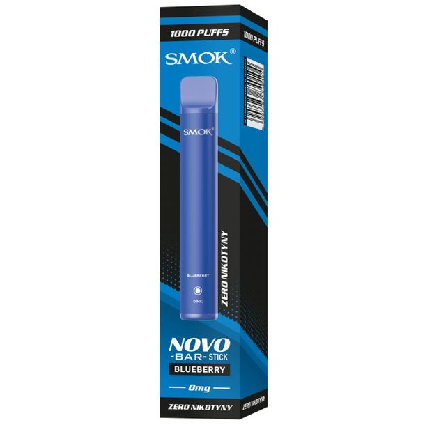 Jednorazówka Smok Novo Bar Stick Blueberry 1000 puffs 0MG - ERLI.pl