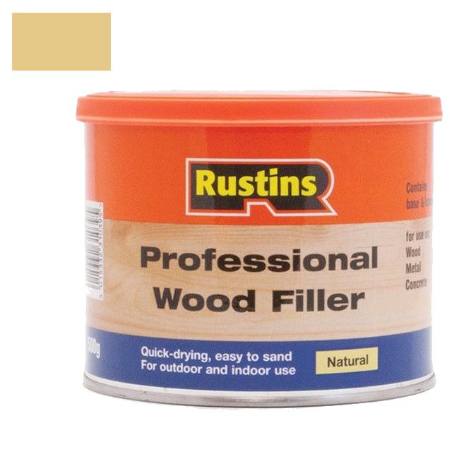 Rustins Professional Wood Filler wypełniacz szpachla do drewna natural ...
