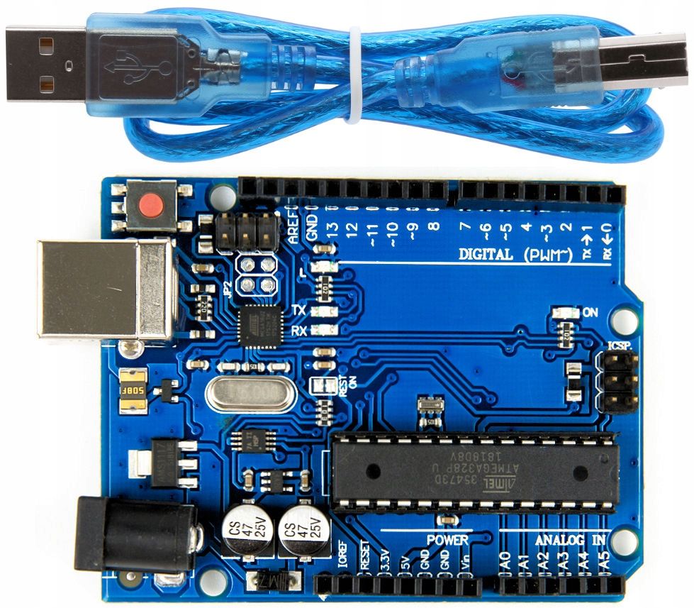 Klon UNO R3 ATMEGA328 AVR Kompatybilny z Arduino - ERLI.pl Klon UNO R3 ATMEGA328 AVR Kompatybilny z Arduino - ERLI.pl