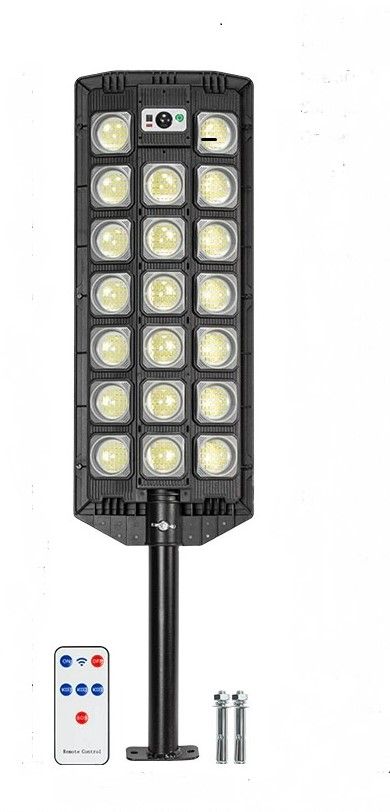 LAMPA SOLARNA CZUJNIK RUCHU 520 LED 1600W + PILOT - ERLI.pl