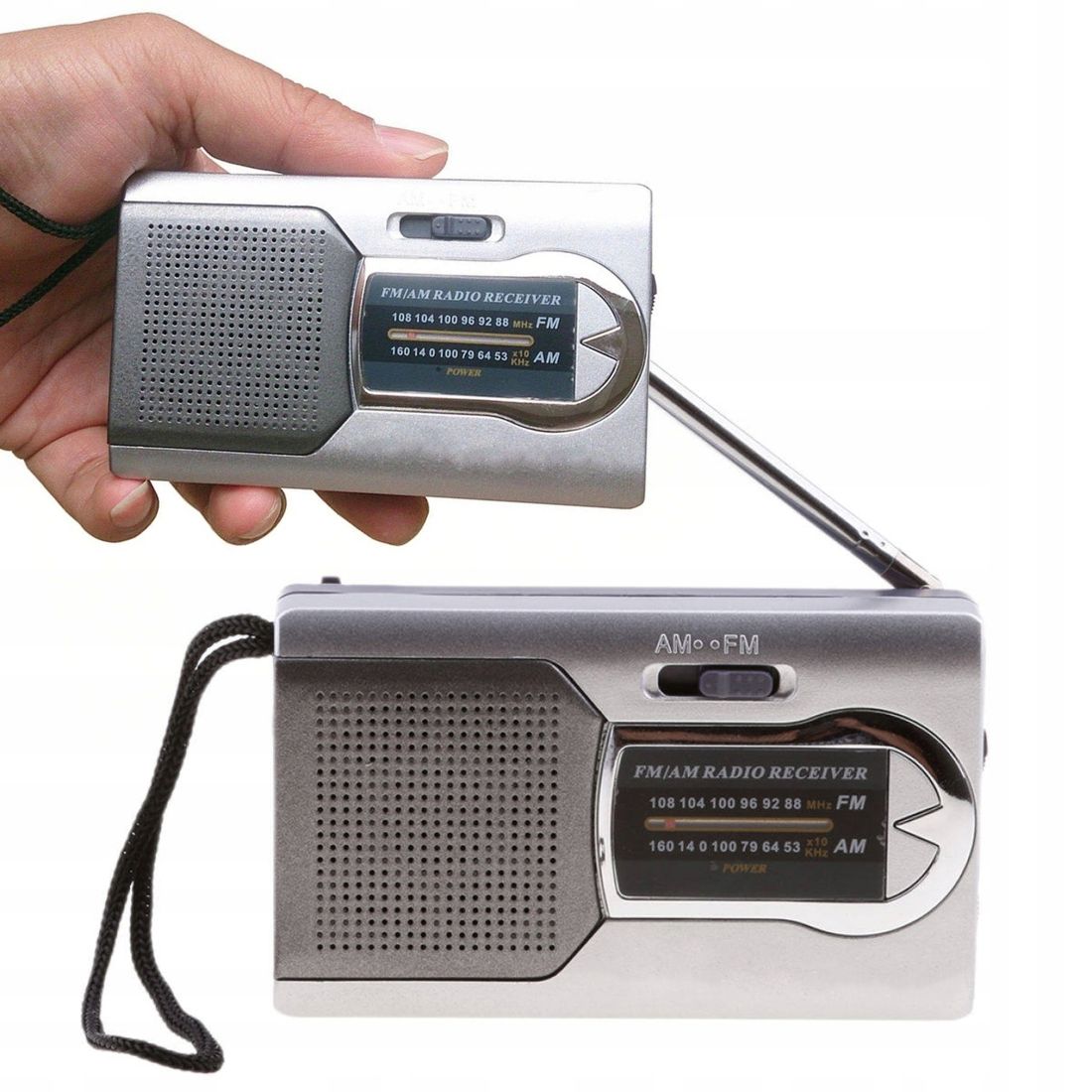 RADIO AM FM NA BATERIE TURYSTYCZNE PRZENOŚNE - ERLI.pl