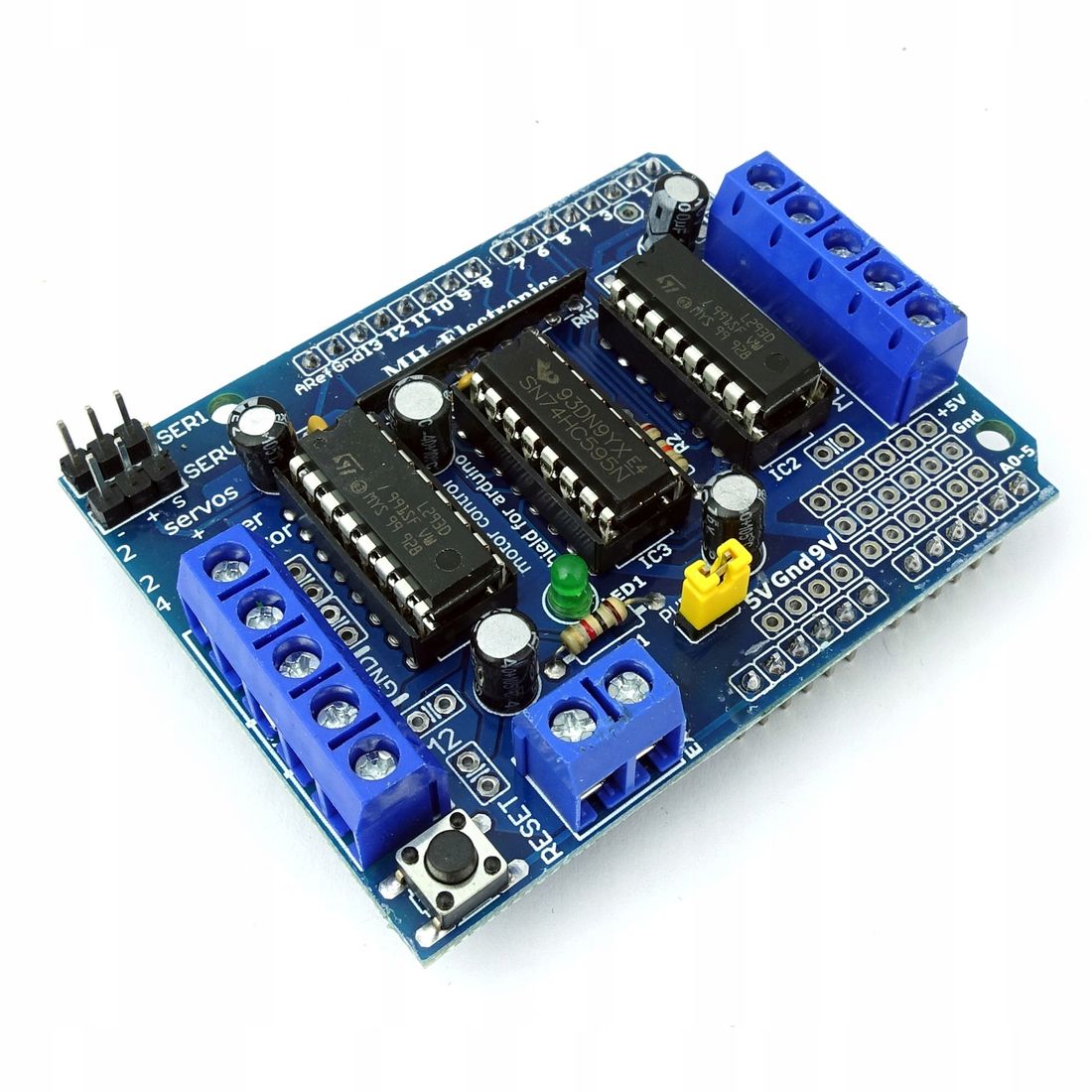 Sterownik silników L293D arduino shield nakładka - ERLI.pl Sterownik silników L293D arduino shield nakładka - ERLI.pl