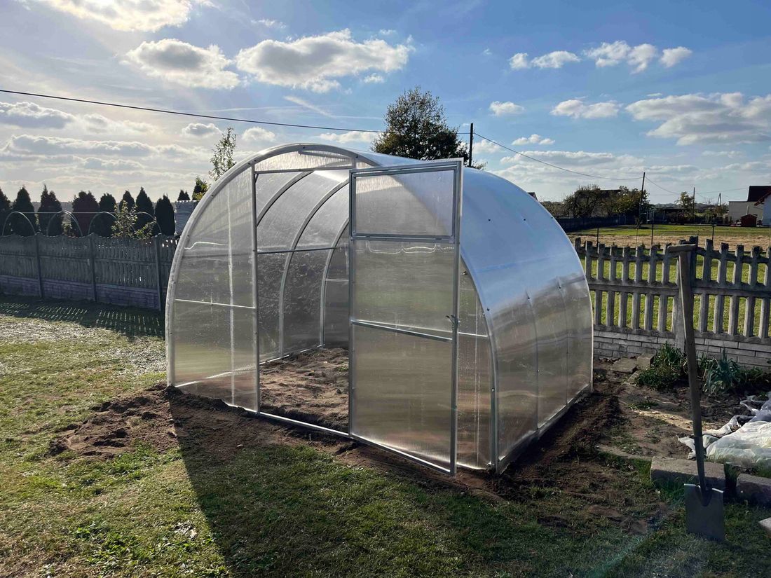 Szklarnia Tunel 3x4 m profile 20x40 poliwęglan 3mm - ERLI.pl