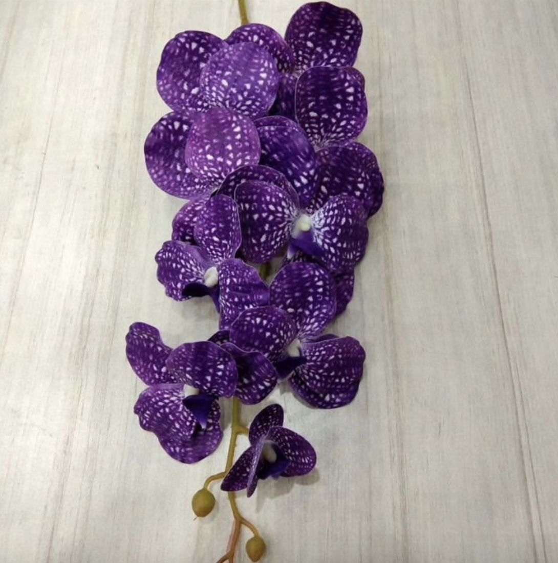 ORCHIDEA STORCZYK FIOLETOWY VANDA 9 KWIATÓW 106 CM – 145668508 - ERLI.pl