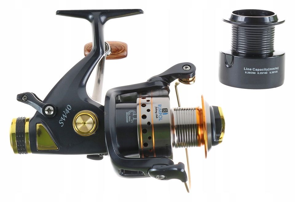 Kołowrotek SW40 Wolny Bieg 11+1 BB 2 Szpule - ERLI.pl