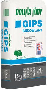 Gips budowlany-15kg worek dolina nidy – 145695181 - ERLI.pl