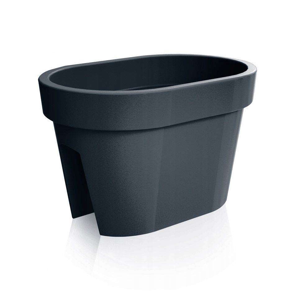 Doniczka balkonowa LOFLY RAILING DLOFR400 Antracyt – 140776255 - ERLI.pl